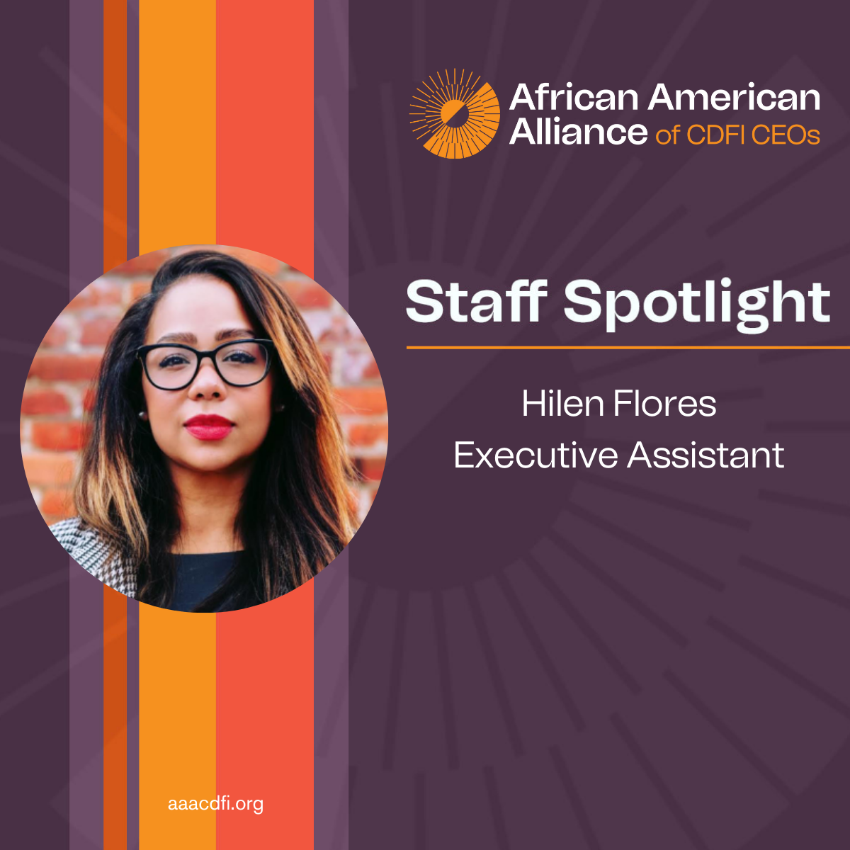 A spotlight on Hilen Flores: Executive Assistant - African American ...