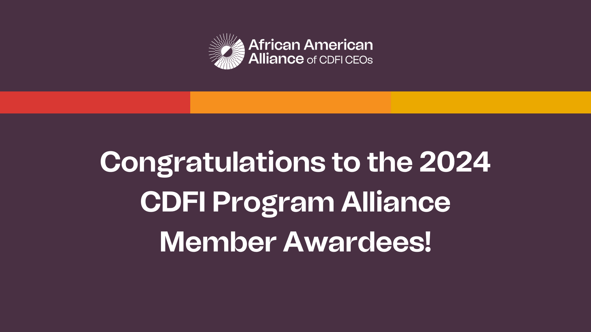 CDFI Fund Awards the Alliance and 31 Alliance Members Over $32M in ...